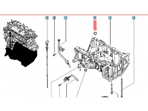 15066ED000 MEGANE CLIO 4 DUSTER H5F KARTER SIZDIRMAZLIK ORING